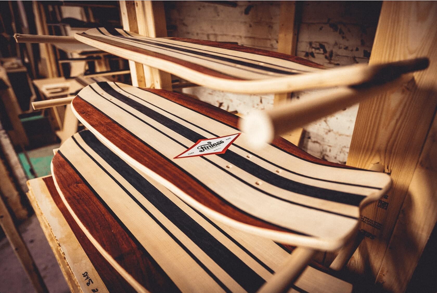 Handmade Cruiser and Longboard Skateboards | Finless Skateboard Co.